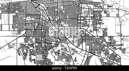 Urban vector city map of Mexicali, Mexico Stock Vector Image & Art - Alamy
