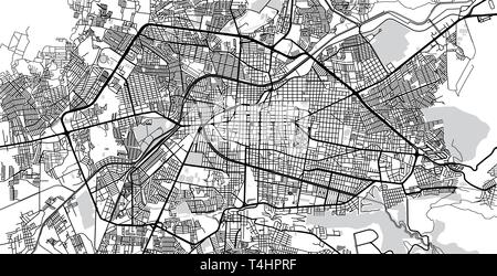 Urban vector city map of Morelia, Mexico Stock Vector Image & Art - Alamy