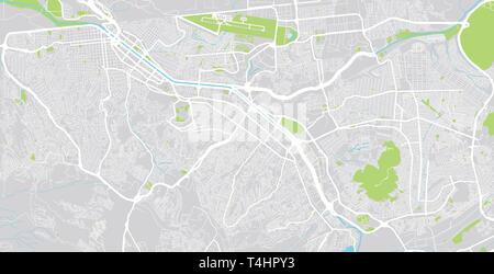 Urban vector city map of Tijuana, Mexico Stock Vector Image & Art - Alamy