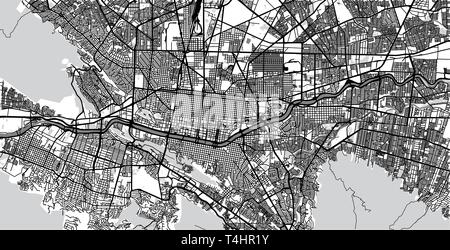 Urban vector city map of Monterrey, Mexico Stock Vector Image & Art - Alamy