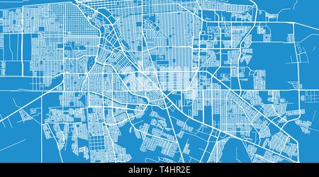 Urban vector city map of Mexicali, Mexico Stock Vector Image & Art - Alamy