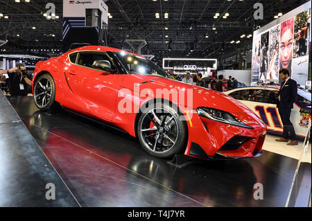 Toyota GR Supra at the New York International Auto Show at the Jacob K ...