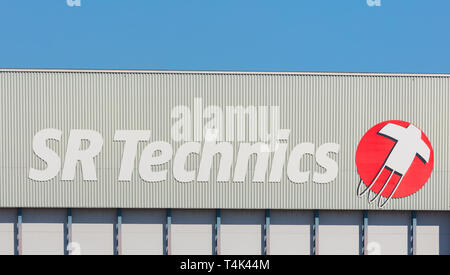 Zurich, Switzerland, Logo of SR Technics Stock Photo - Alamy