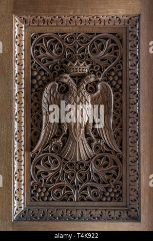 Double headed eagle, Symbol of Orthodox Religion, Halkidiki, Greece ...