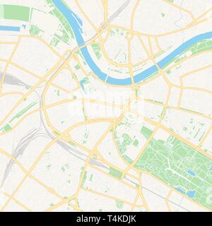 Modern City Map - Dresden city of Germany with boroughs and titles DE Stock Vector Image & Art ...