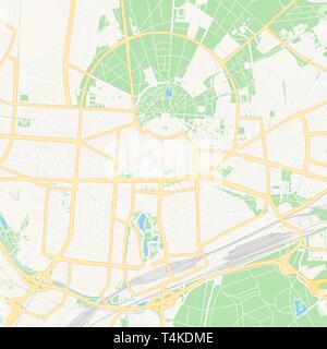 Modern City Map - Karlsruhe city of Germany with boroughs and titles DE Stock Vector Image & Art ...