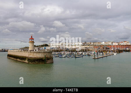 The West Pier Lighthouse in Ramsgate, Kent, UK Stock Photo - Alamy