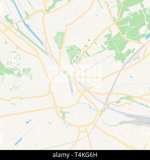 Modern City Map - Osnabruck city of Germany with boroughs and titles DE Stock Vector Image & Art ...