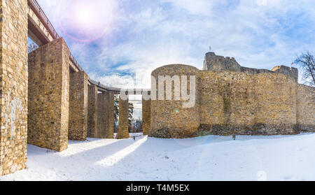 The Neamt fortress Stock Photo - Alamy