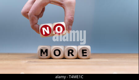 Dice form the expression "say no Stock Photo - Alamy
