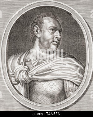 VITELLIUS (15-69 AD) Roman Emperor ias dragged through the streets of ...