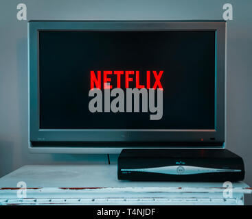 Netflix Streaming Service Logo Stock Photo - Alamy