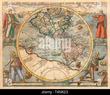 WORLD MAP 1587 Stock Photo - Alamy