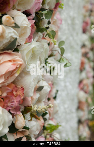 Beautiful artificial flower arrangements with vivid colors and natural ...