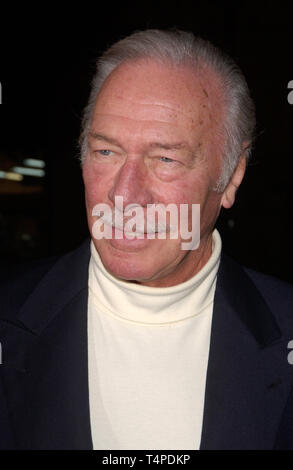 CHRISTOPHER PLUMMER ALEXANDER WORLD PREMIERE GRUMANN'S CHINESE THEATRE ...