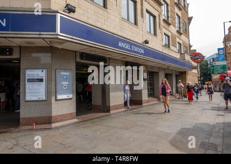 Angel underground station Stock Photo - Alamy