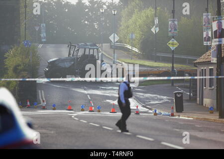 main street of crumlin village county antrim northern ireland Stock ...