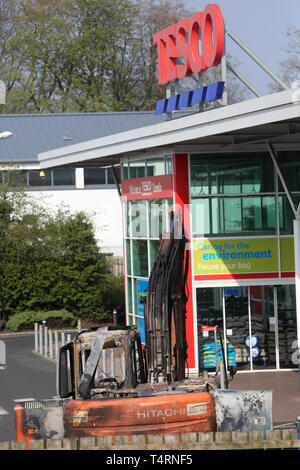 main street of crumlin village county antrim northern ireland Stock ...