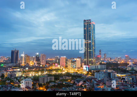 Aerial view of Hanoi cityscape at Lieu Giai street - Dao Tan street ...