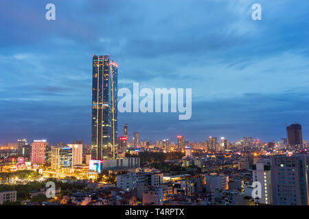 Aerial view of Hanoi cityscape at Lieu Giai street - Dao Tan street ...