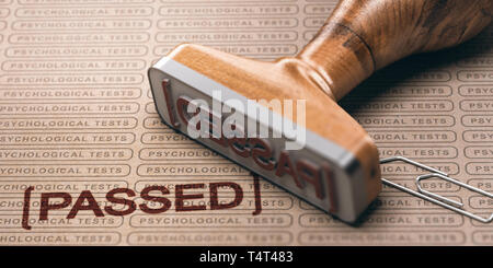 Rubber stamp with text test results inside, illustration Stock Photo ...