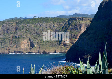 Anjos Bay in Santa Maria's northern coast, Azores islands Stock Photo ...