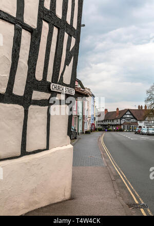 Church Street in Alcester town centre, street view Stock Photo - Alamy