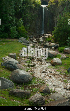 Waterfall at Bayfront Park, Petoskey, Michigan Stock Photo - Alamy