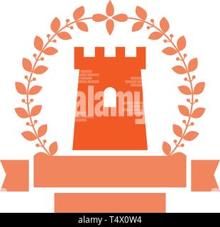 Tower, castle, coat of arms, logo Stock Vector Image & Art - Alamy