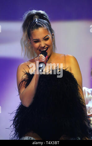 Mabel performing during the filming for the Graham Norton Show at BBC ...