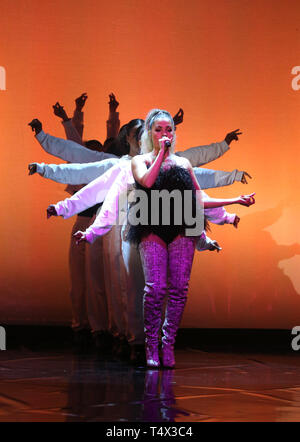 Mabel performing during the filming for the Graham Norton Show at BBC ...