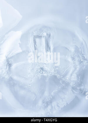 Water Splash closeup from Top View, abstract art Stock Photo - Alamy
