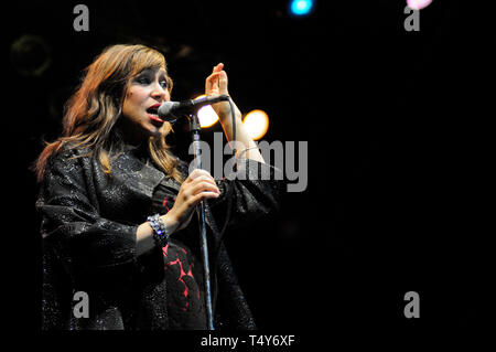 Pink Martini lead singer China Forbes performs in concert at the ...