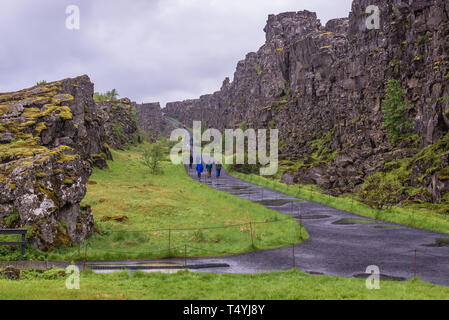 Law Rock, þingvellir National Park, Iceland Stock Photo - Alamy