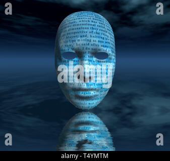 Cloud and water surface, 3d rendering. Digital drawing Stock Photo - Alamy