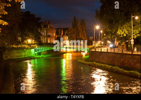 Strasbourg, am Fluss Ill Stock Photo - Alamy