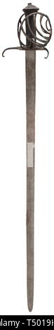 A Styrian sword, circa 1600. Double-edged blade of lenticular section ...
