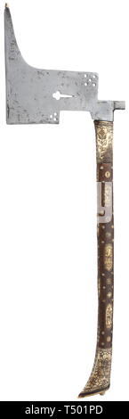 A Saxon miner's axe,circa 1700 Typically shaped blade with cross and ...