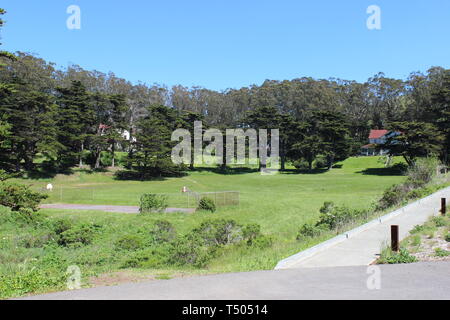 Parade Ground, Fort Barry, Marin Headlands, California Stock Photo - Alamy