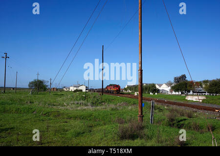 Small town of Darling in the Western Cape South Africa Stock Photo - Alamy