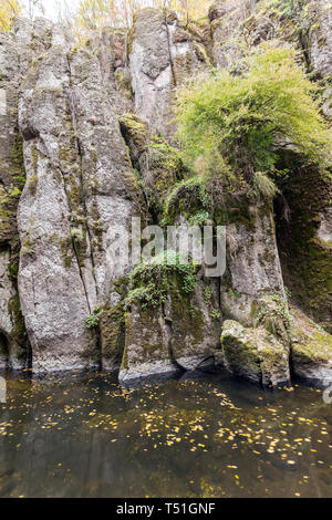 Amazing view of Devin river gorge, Rhodope Mountains, Bulgaria Stock ...