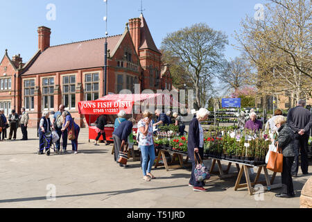 Hucknall Market and Church in Nottinghamshire,UK Stock Photo - Alamy