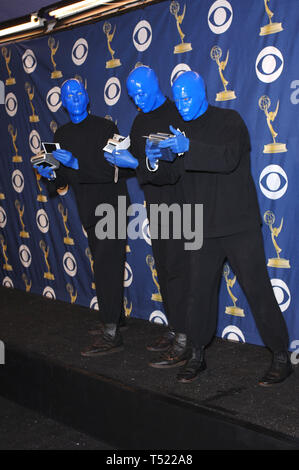 The Blue Man Group at the 57th Annual Emmy Awards at the Shrine ...