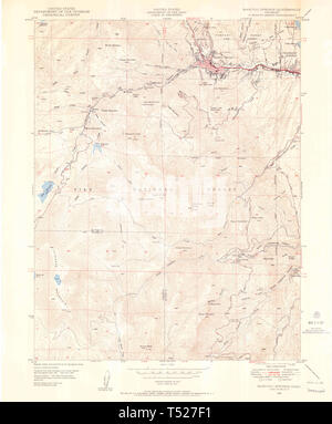 Manitou Springs, Colorado, map 1948, 1:24000, United States of America ...