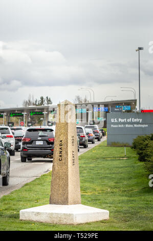 British Columbia Control Survey marker 6723 Stock Photo - Alamy