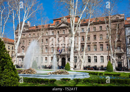 ZAGREB, CROATIA - APRIL, 2018: Beginning of spring at the beautiful ...