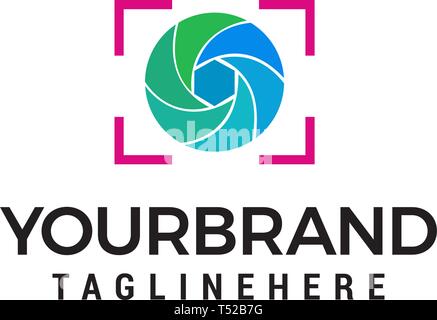 Photography shoot logo design concept template vector Stock Vector ...