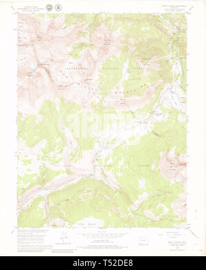 Mount Wilson, Colorado, map 1953, 1:24000, United States of America by ...