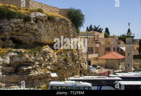 Rock of Calvary (Golgotha) in Holy Sepulchre Church also called Church ...