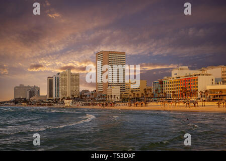 Frishman Beach, Tel Aviv, Israel Stock Photo - Alamy